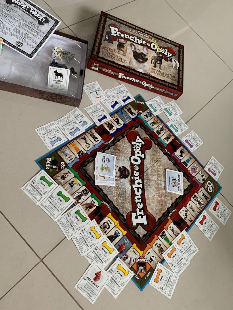 Frenchie opoly, Hobbies & Toys, Toys & Games on Carousell