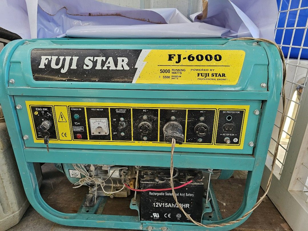 Fuji Star FJ-6000 Diesel Generator, Commercial & Industrial ...