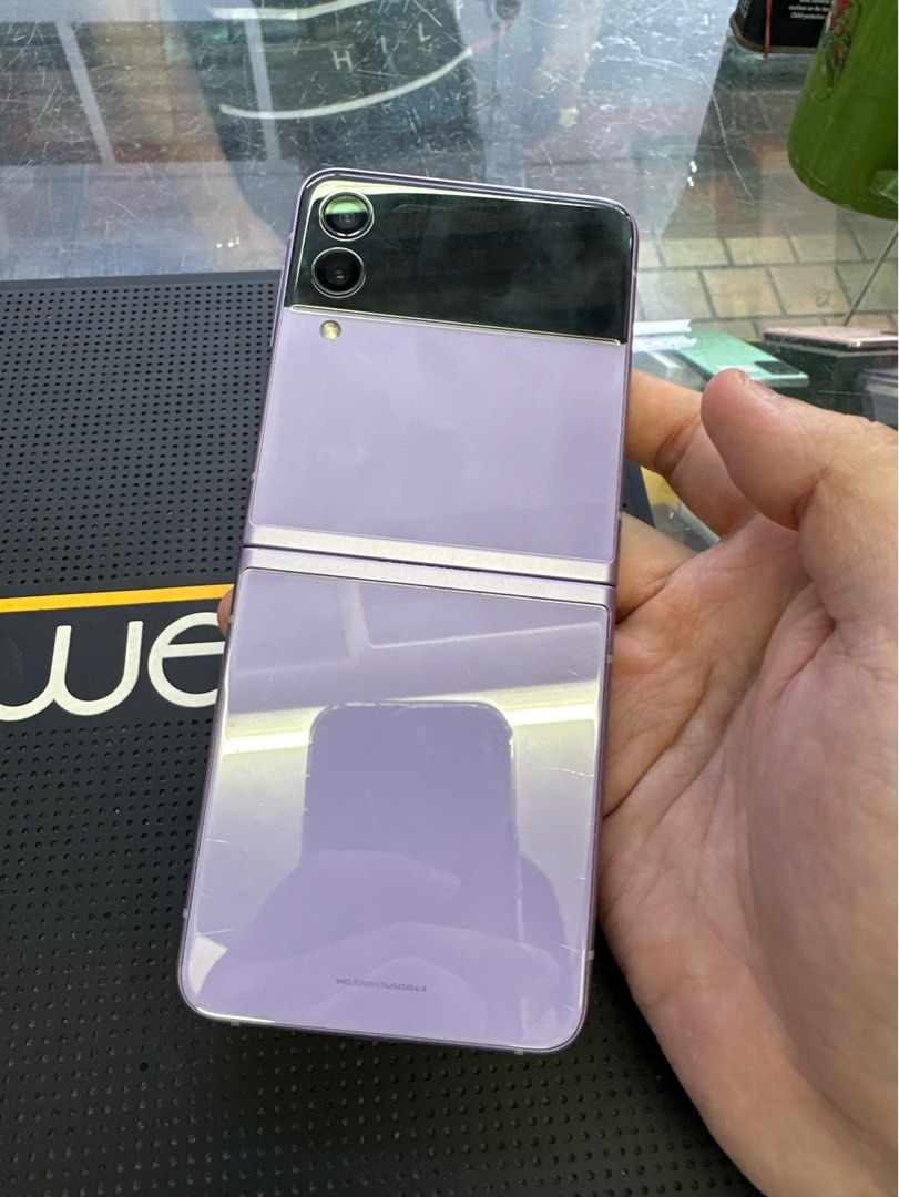 Galaxy Z Flip 3 Lavender 128GB, Mobile Phones & Gadgets, Mobile Phones ...