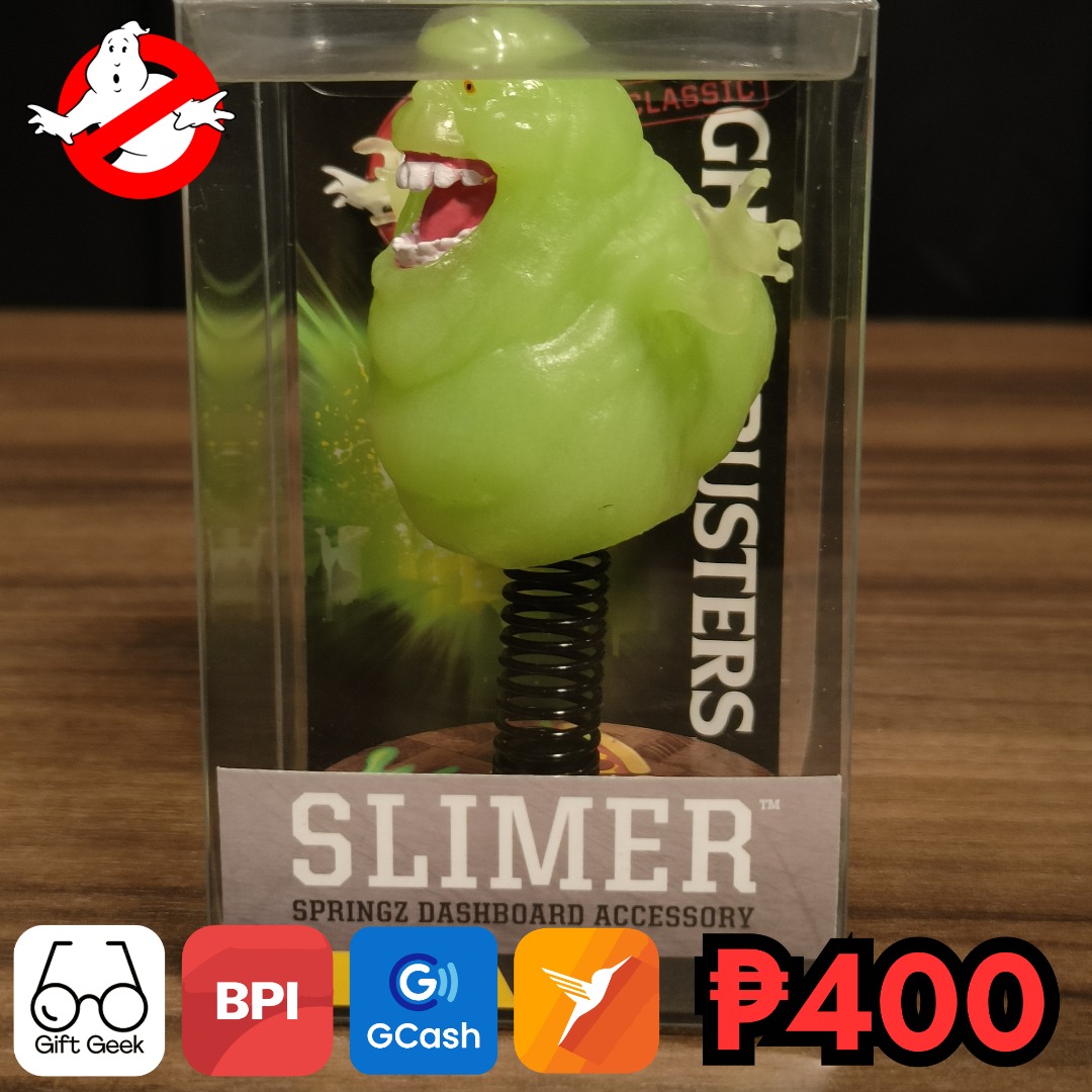 Ghostbusters Slimer Springz Car Dashboard Accessory Nerd Block ...