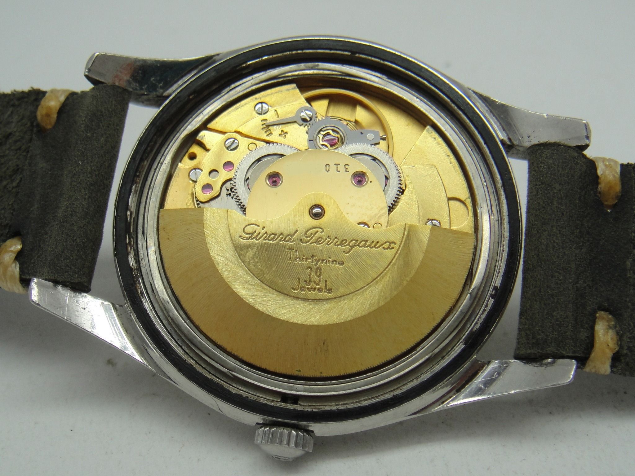 GIRARD PERREGAUX GYROMATIC 39 JEWELS AUTOMATIC WATCH 1960-65's, Luxury ...