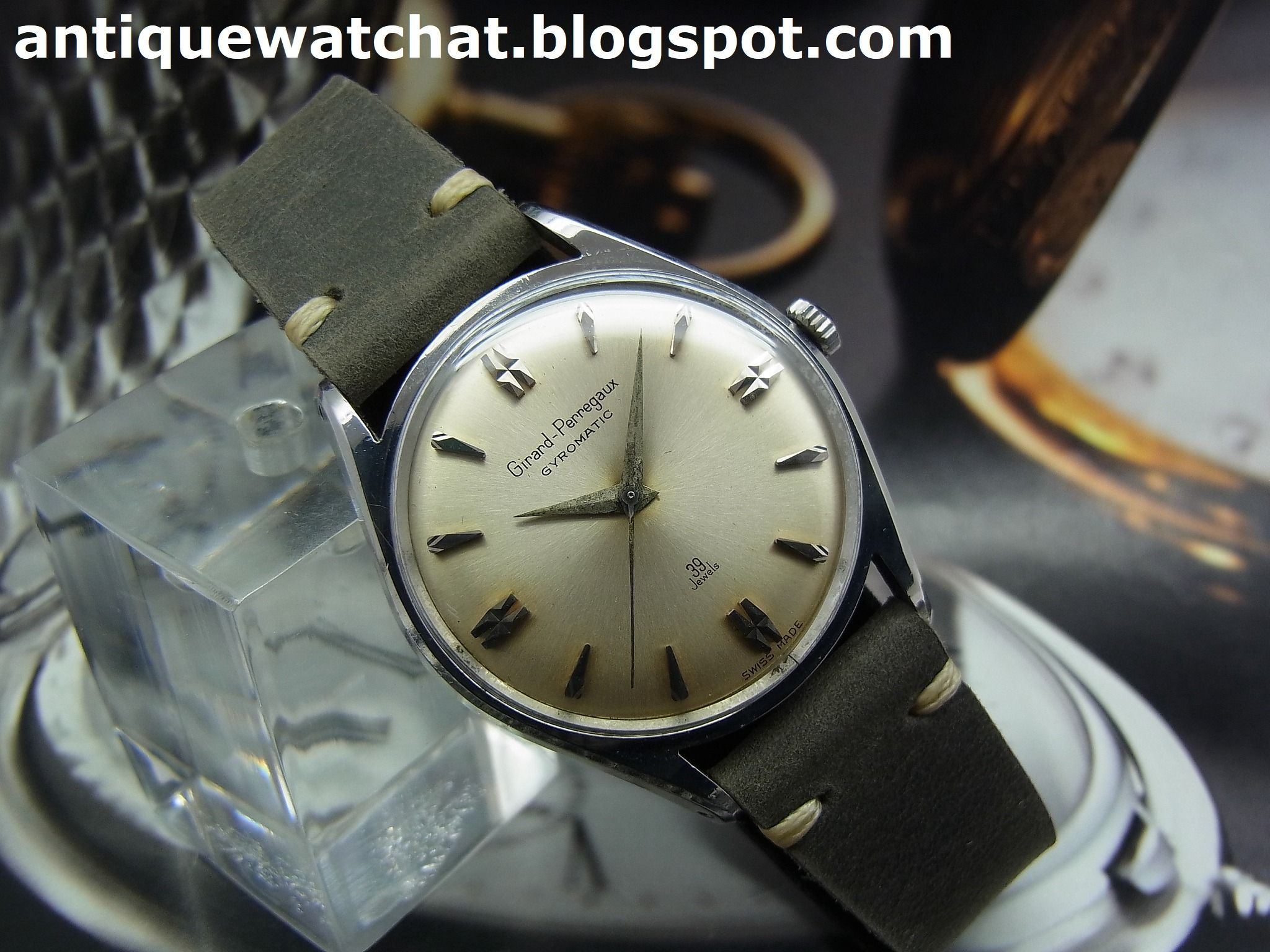 GIRARD PERREGAUX GYROMATIC 39 JEWELS AUTOMATIC WATCH 1960-65's, Luxury ...