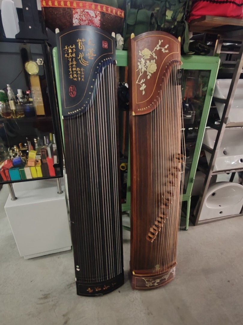 Gu zheng or Chinese zither, Hobbies & Toys, Music & Media, Musical ...