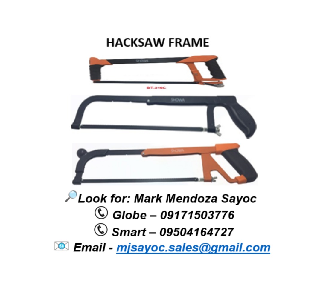 HACKSAW FRAME, Commercial & Industrial, Construction Tools & Equipment ...