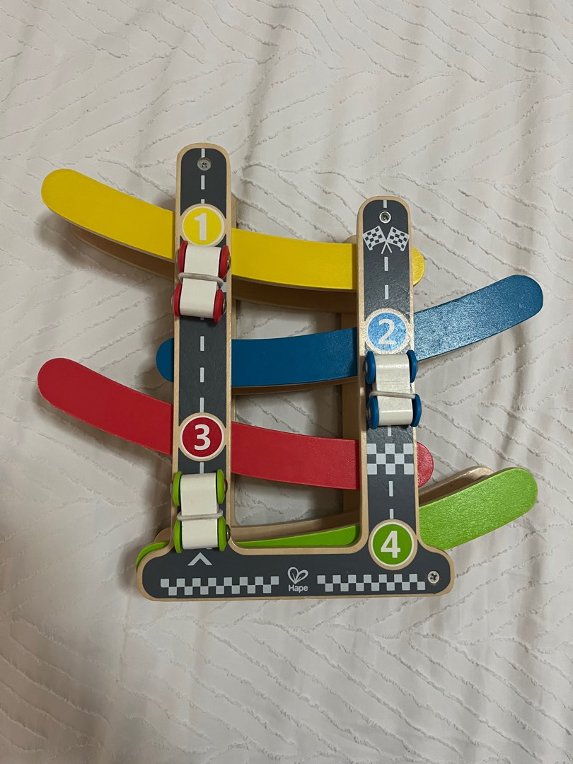 Hape Fast Flip Racetrack, Hobbies & Toys, Toys & Games on Carousell