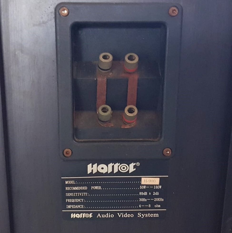 HARROT Loudspeakers, Model H-900, 180 Watts, 3-Way Loudspeakers, 41 inches Floor Standing, Audio ...