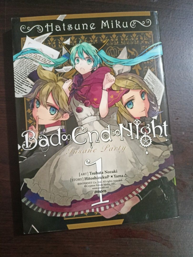 Hatsune Miku Bad End Night English Manga (Volume 1), Hobbies & Toys ...