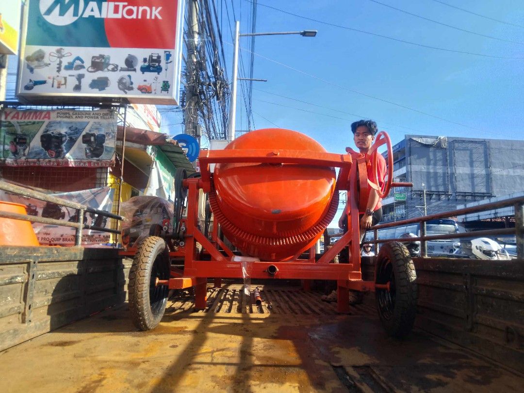 H-Frame Cement Mixer With Tacoma Gasoline Engine Robin Type 5HP ...
