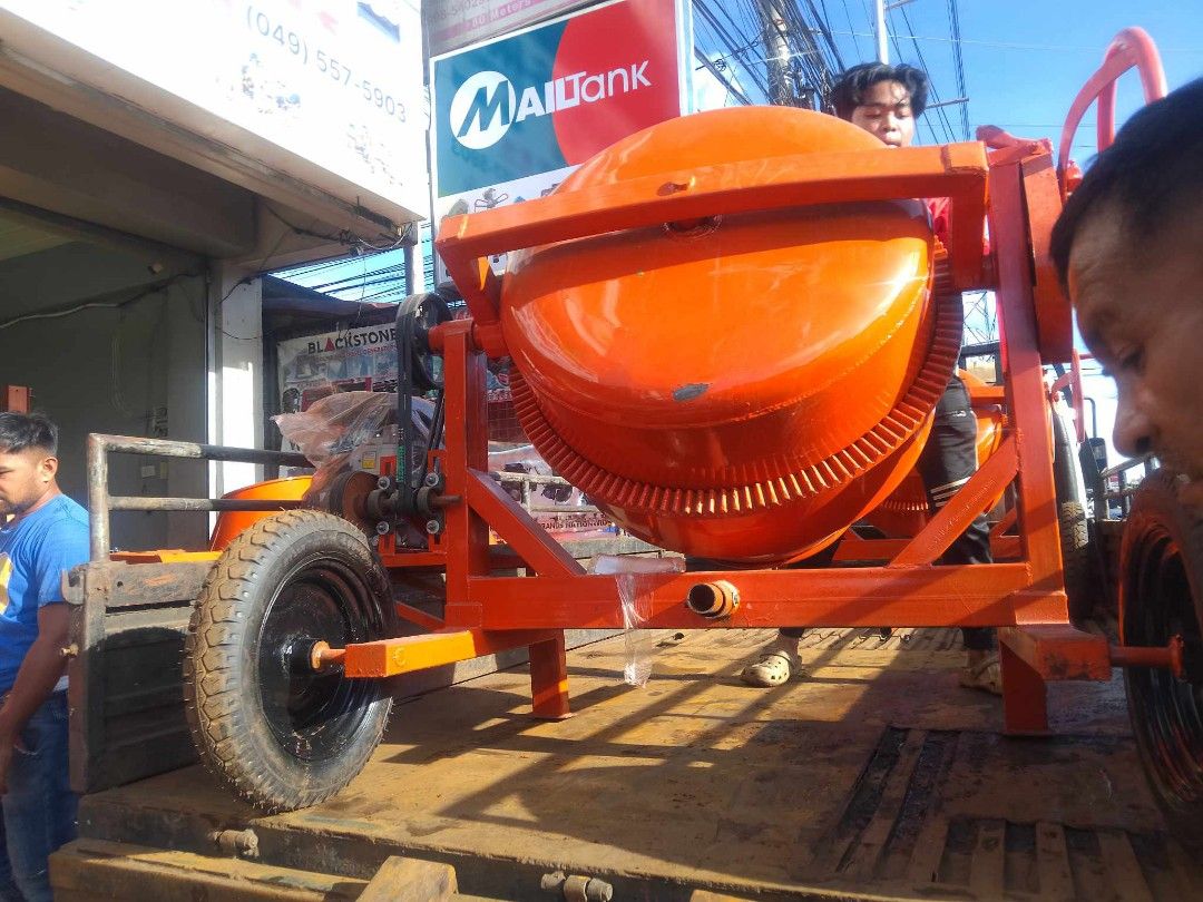 H-Frame Cement Mixer With Tacoma Gasoline Engine Robin Type 5HP ...