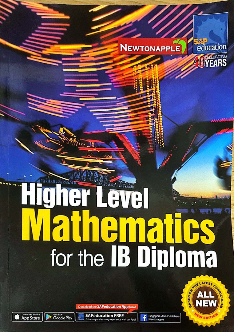 Higher Level Mathematics Textbook for IB Diploma, Hobbies & Toys, Books ...