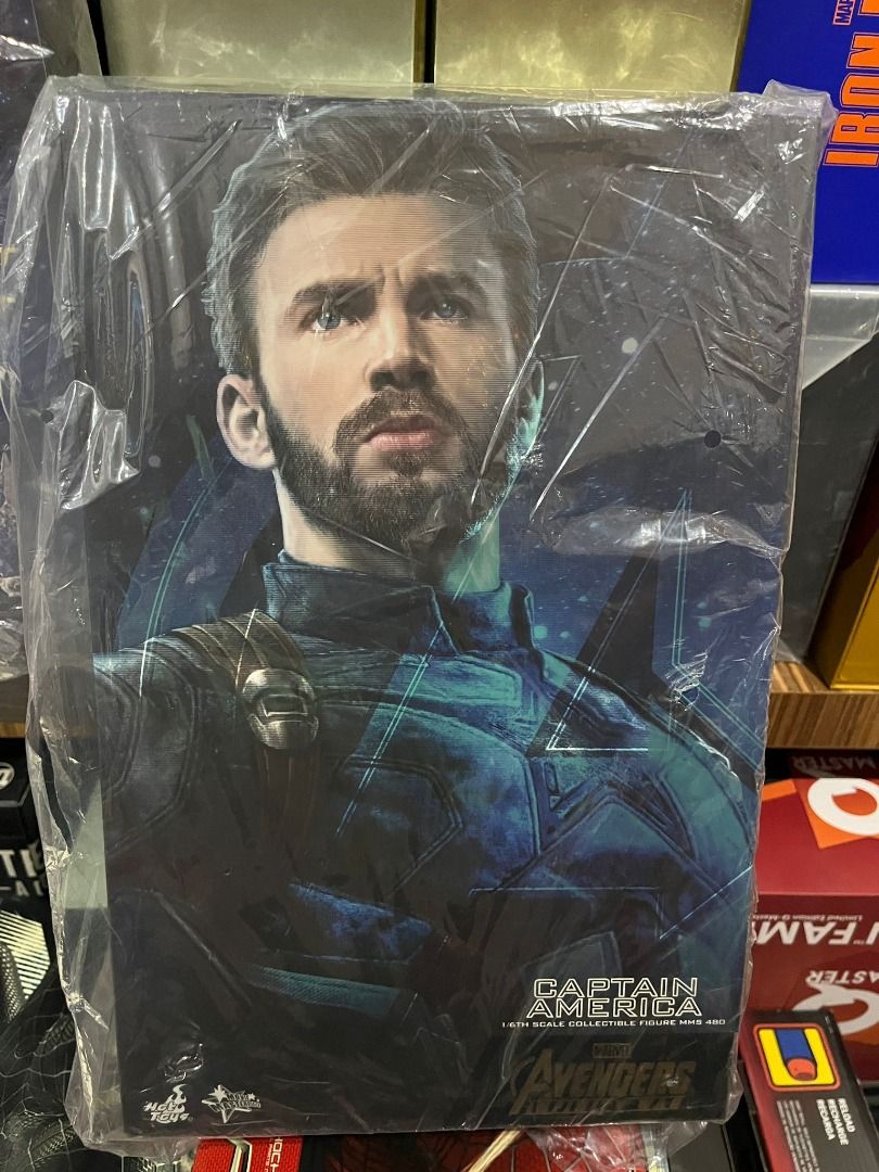 Hot Toys MMS480 Marvel Avengers Infinity War Captain America 1/6th Scale Collectible Figure ...