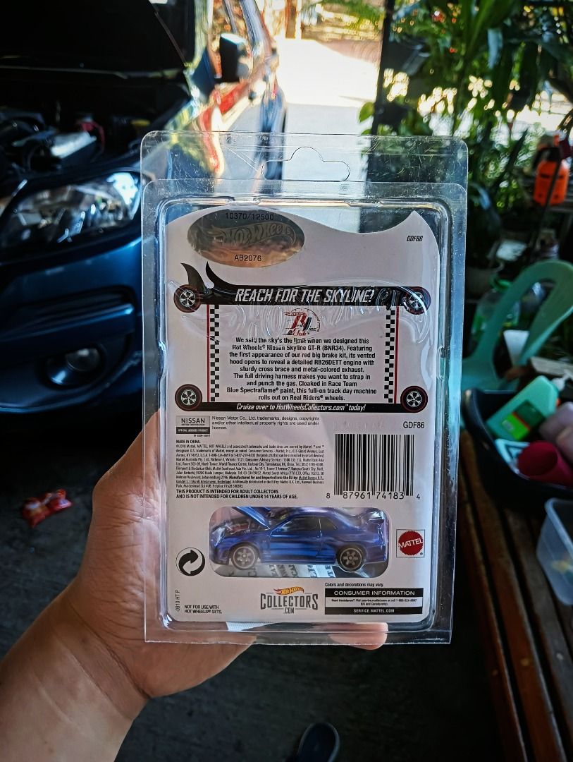 Hot Wheels RLC Blue Skyline GTR R34, Hobbies & Toys, Memorabilia ...
