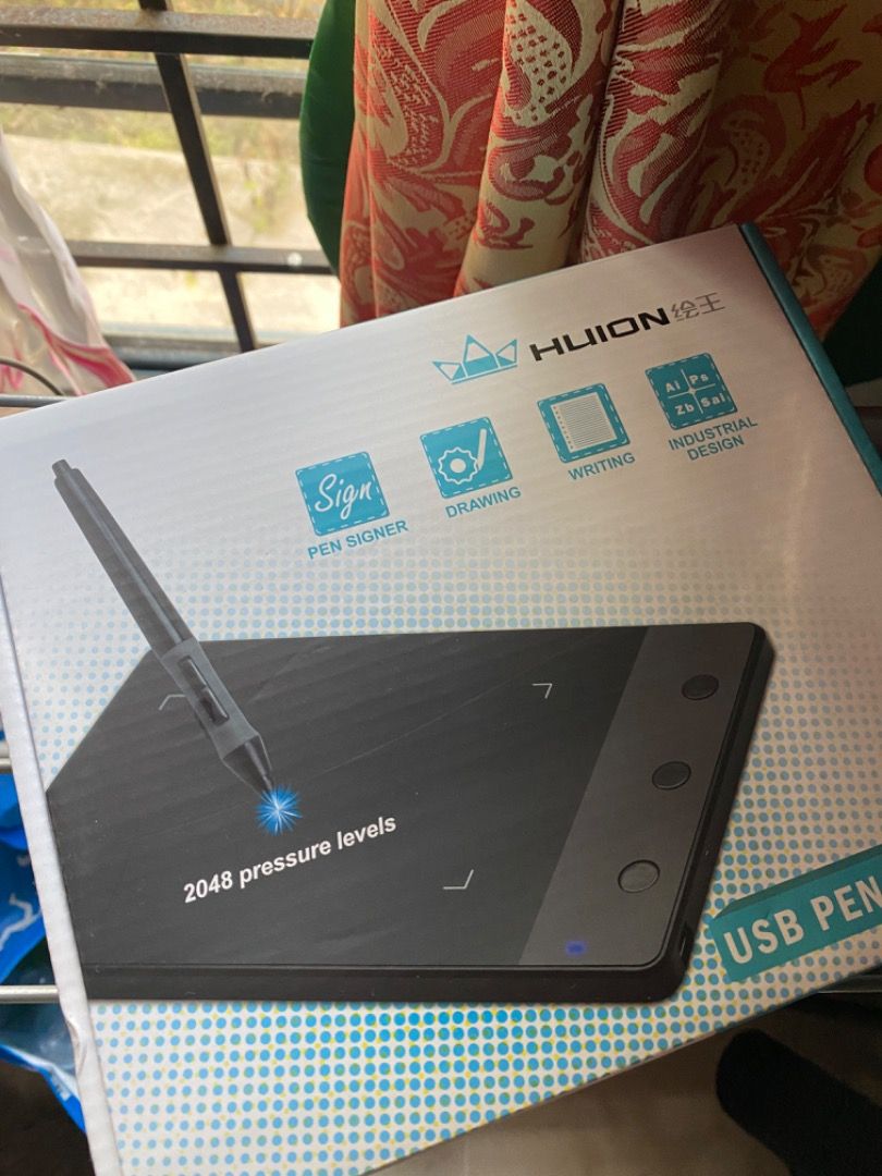 HUION Digital Graphic Drawing Pen Tablet H420 OSU, Computers & Tech ...