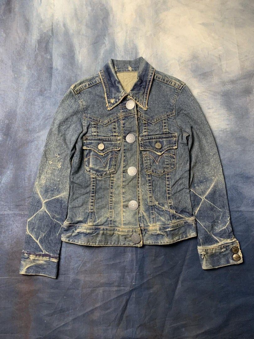 Hysteric glamour denim jacket, Women's Fashion, Coats, Jackets and ...
