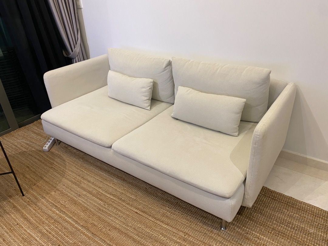 IKEA 3 seat sofa (Sodermalm), Furniture & Home Living, Furniture, Sofas ...