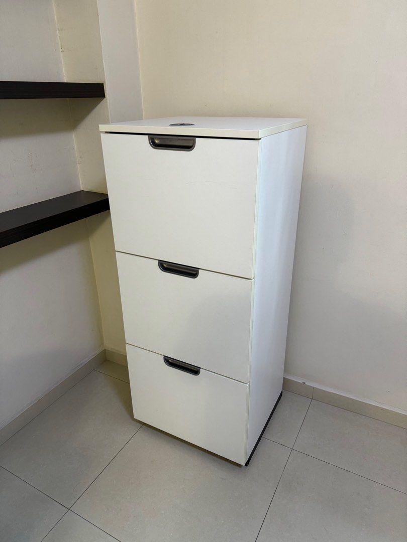 IKEA drawer cabinet with number lock, Furniture & Home Living ...