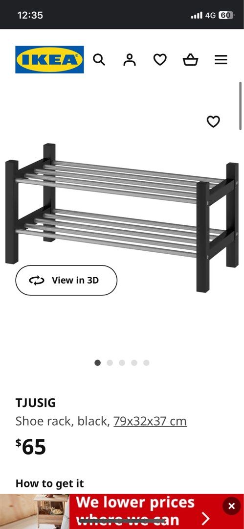 Ikea Shoe Racks For Sale, Furniture & Home Living, Furniture, Shelves ...