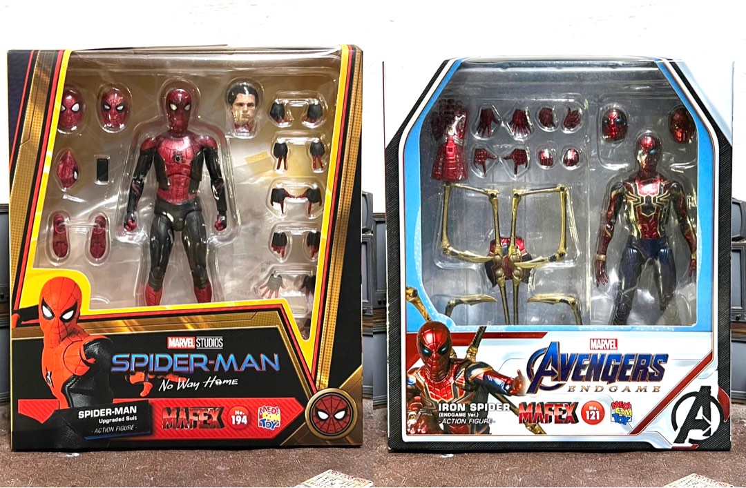 [In hand - $120/130] Mafex Miracle Action Figure Spiderman Spider-man ...