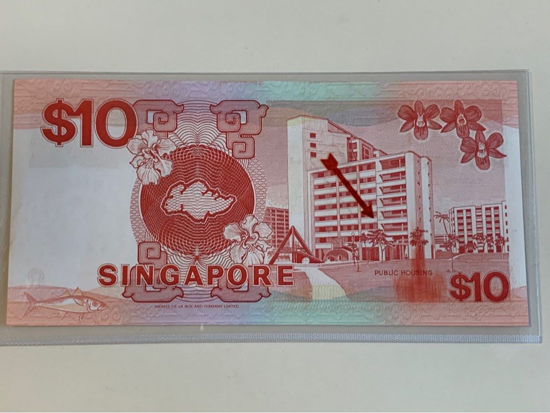 Ink smear error $10 ship series banknote, Hobbies & Toys, Memorabilia ...