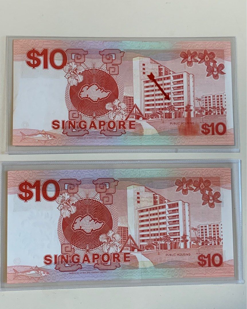 Ink smear error $10 ship series banknote, Hobbies & Toys, Memorabilia ...