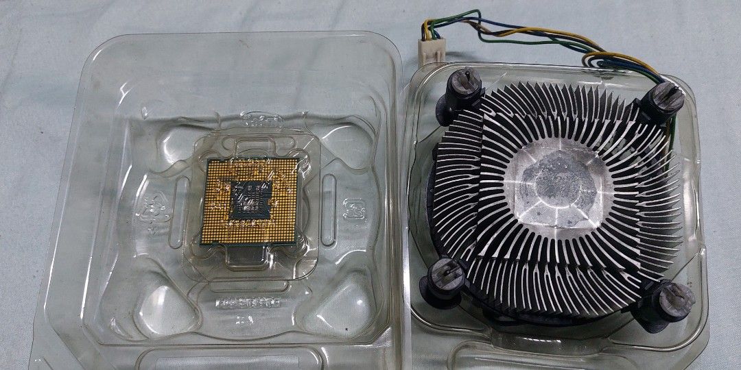 Intel Core 2 Duo E7400 Processor with Fan, Computers & Tech, Parts ...