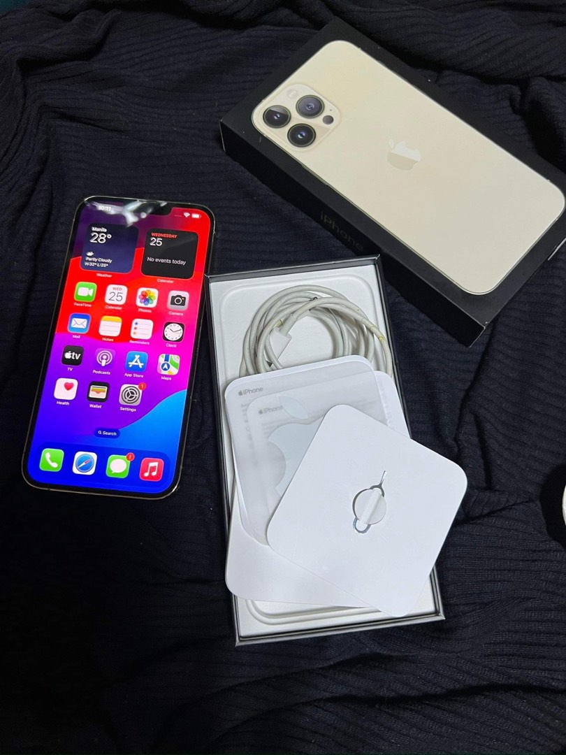 Iphone 13 promax 256g. (Gold), Mobile Phones & Gadgets, Mobile Phones ...