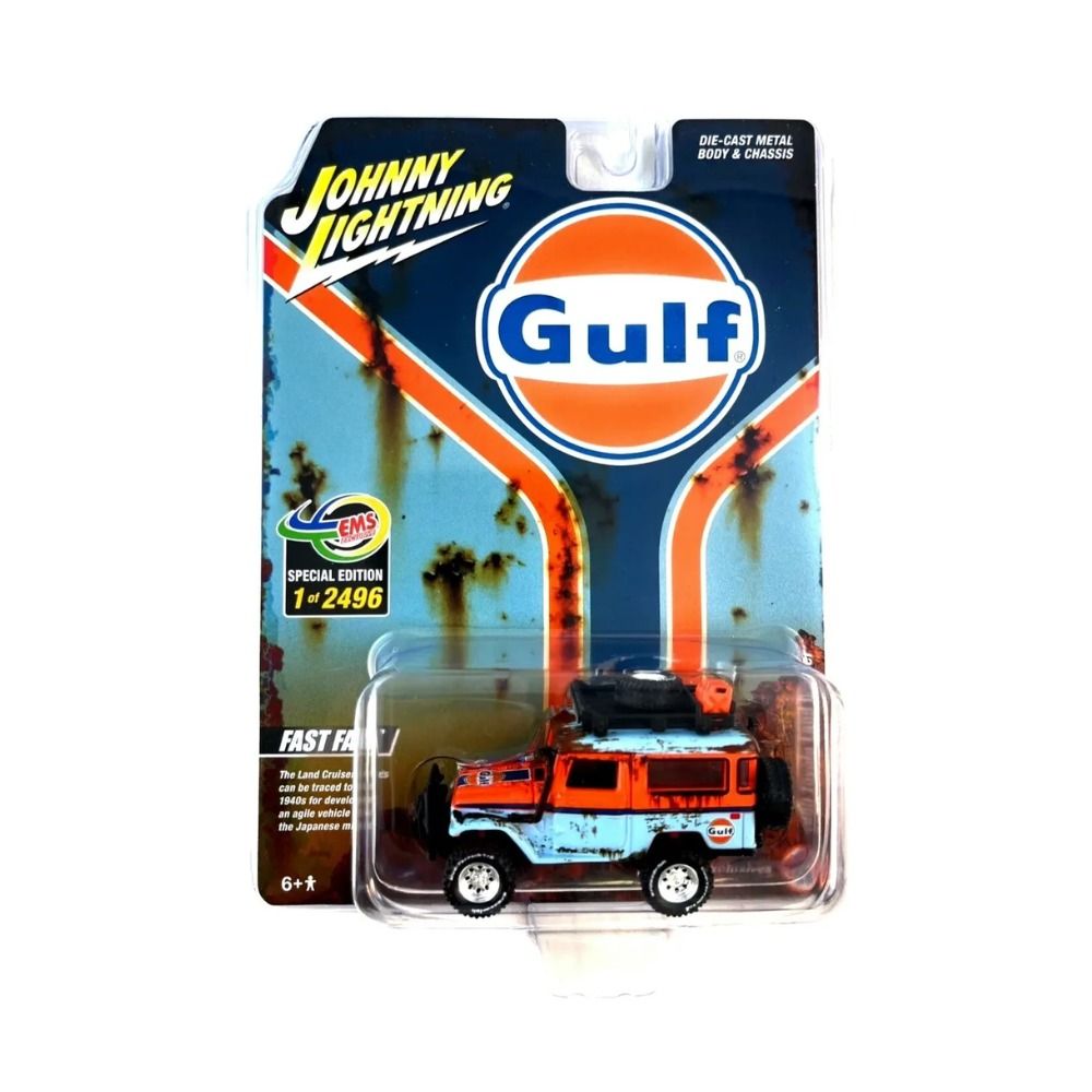 Johnny Lightning 1/64 Scale 1980 Land Cruiser Gulf (Rusted Version ...