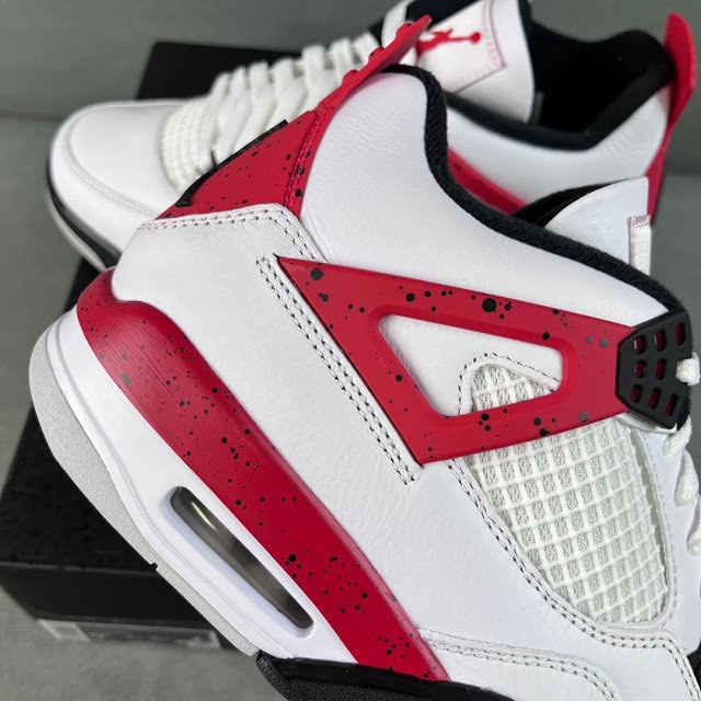 Jordan 4 red cement, Men's Fashion, Footwear, Sneakers on Carousell
