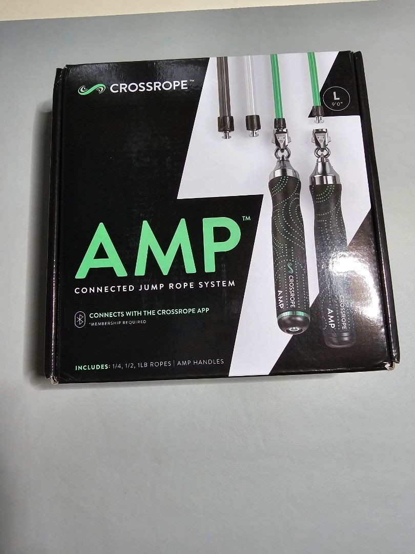 Jump rope set by CROSSROPE, Sports Equipment, Exercise & Fitness ...