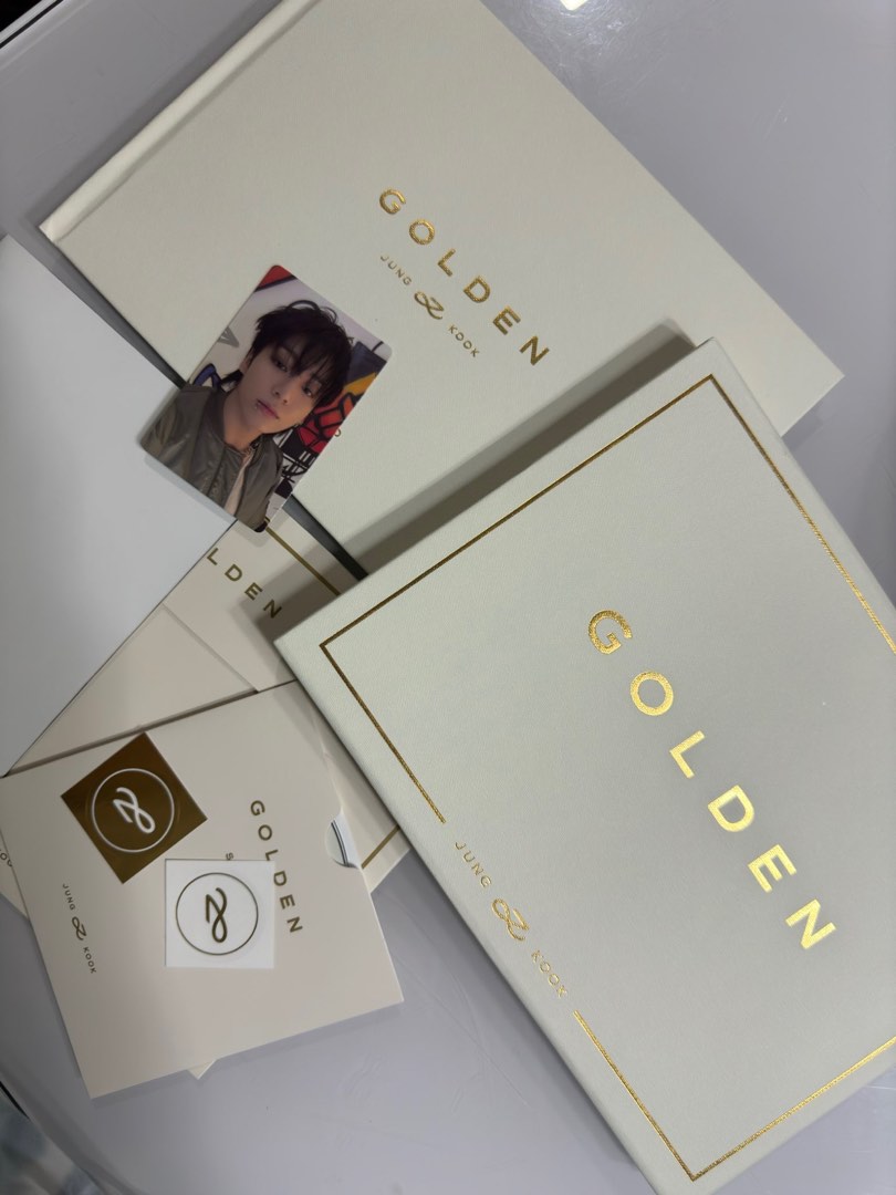 Jungkook’s Golden album (solid ver), Hobbies & Toys, Memorabilia ...