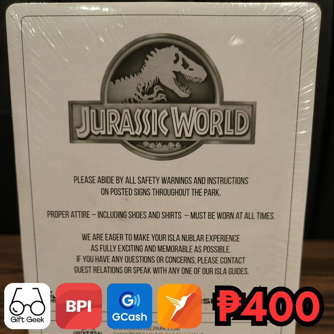 Jurassic World Metal Warning Sign Loot Crate Edition, Hobbies & Toys ...