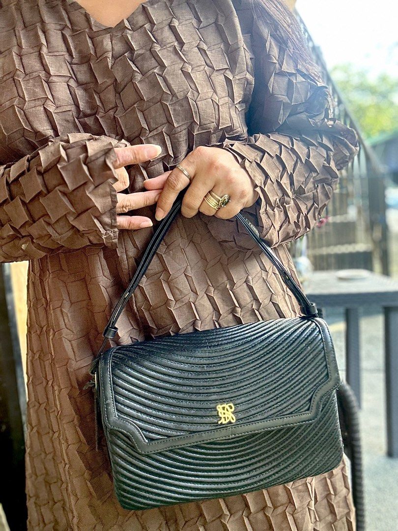 KAWANO JAPAN flap genuine leather shoulder. Hand vintage bag, Luxury ...