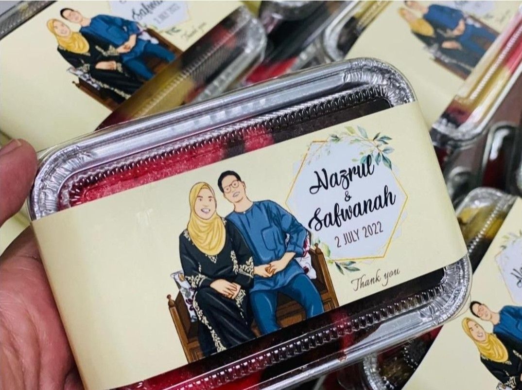 Kek Berkat Marble Cake For Wedding Solemnisation Gift or Baby Shower ...