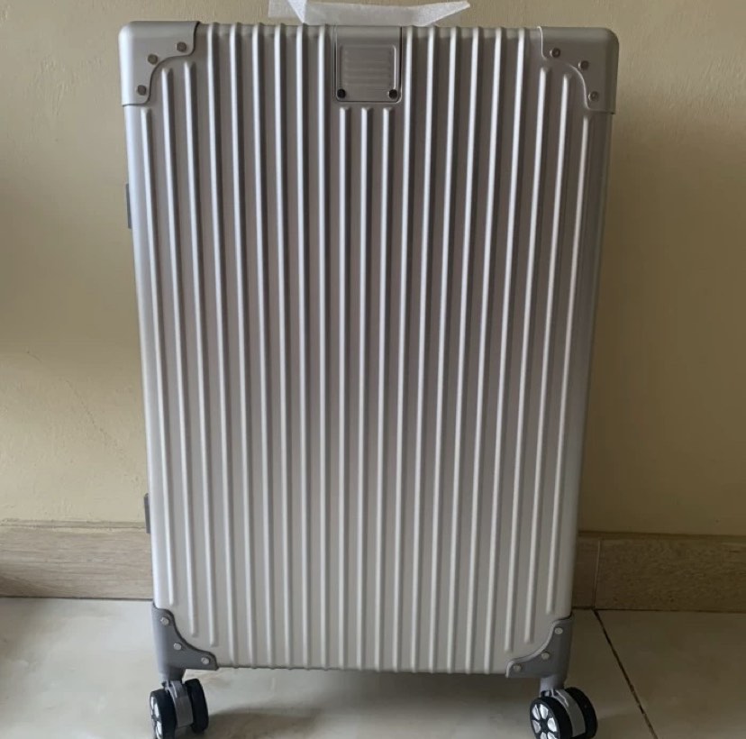 Koper Full Aluminium Import 20 Inch Topaz Kotak Mirip Rimowa, Barang ...
