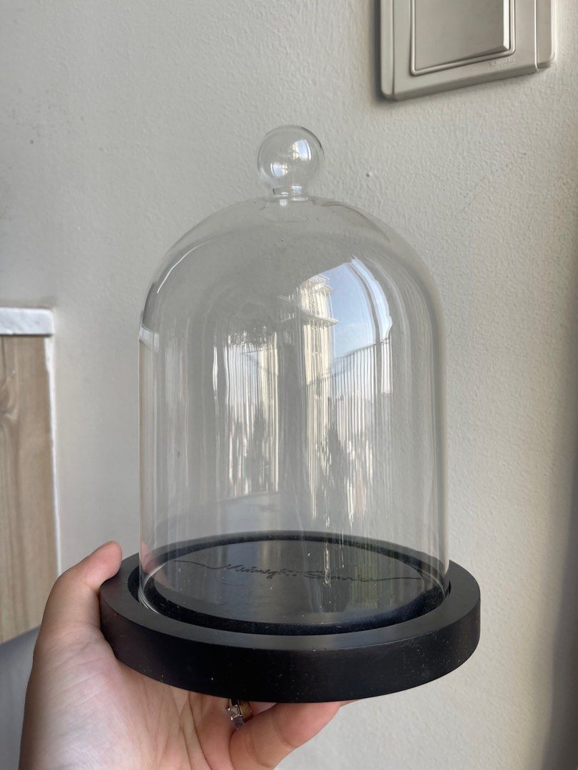 KOVAN PICK UP - glass dome cloche display candle crystal figurine ...