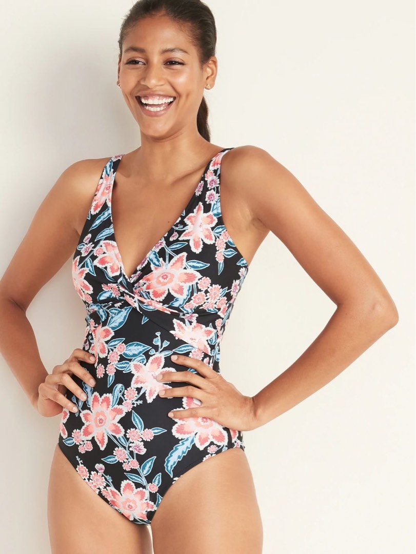 L Old Navy One Piece Swimsuit Womens Fashion Swimwear Bikinis