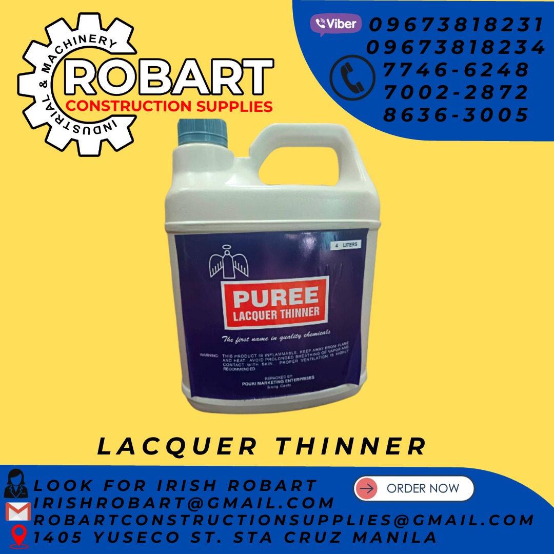 Lacquer Thinner, Commercial & Industrial, Construction Tools ...
