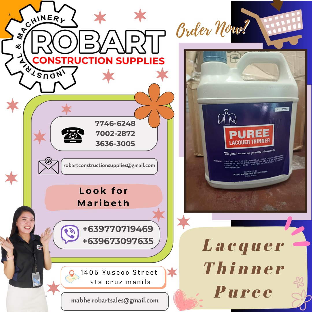 lacquer thinner puree, Commercial & Industrial, Construction Tools ...