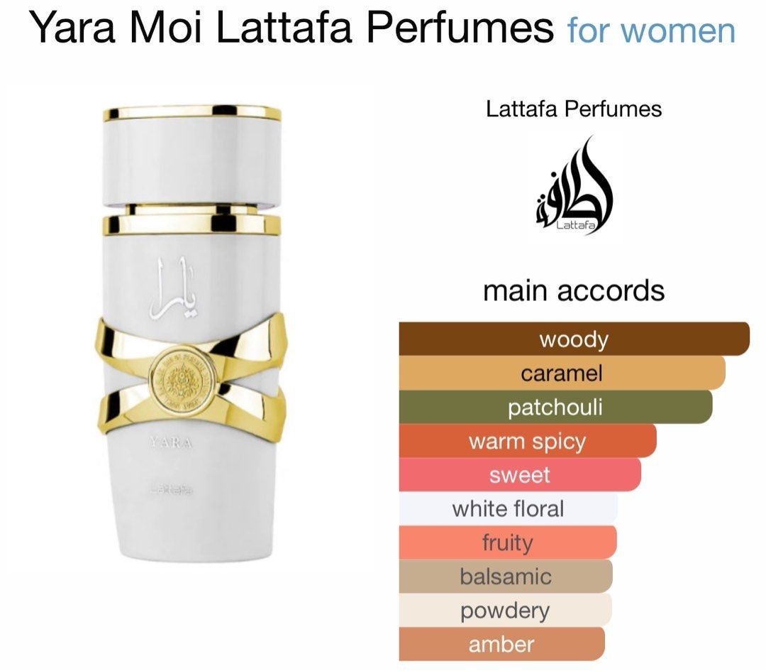Lattafa Yara Moi (peaches, cream, and caramel) Marc Jacobs Perfect ...