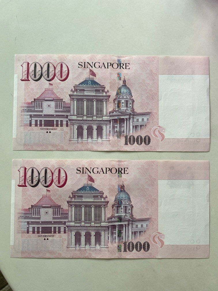 Limited $1000/- Singapore Dollar Un Circular notes., Hobbies & Toys ...