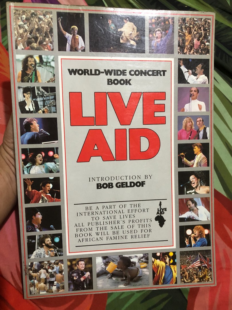 Live Aid concert picture book, Hobbies & Toys, Books & Magazines ...