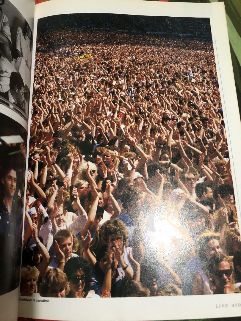 Live Aid concert picture book, Hobbies & Toys, Books & Magazines ...