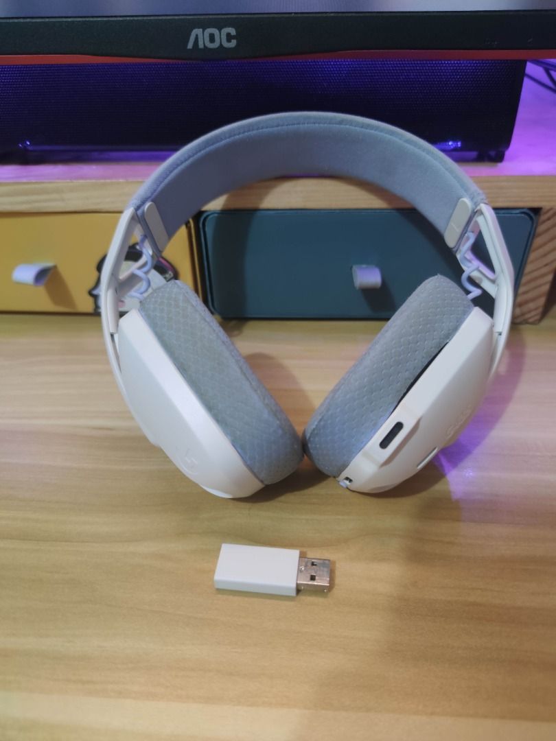 Logitech G435 Lightspeed Wireless Headset (Off-white and Lilac), Audio ...