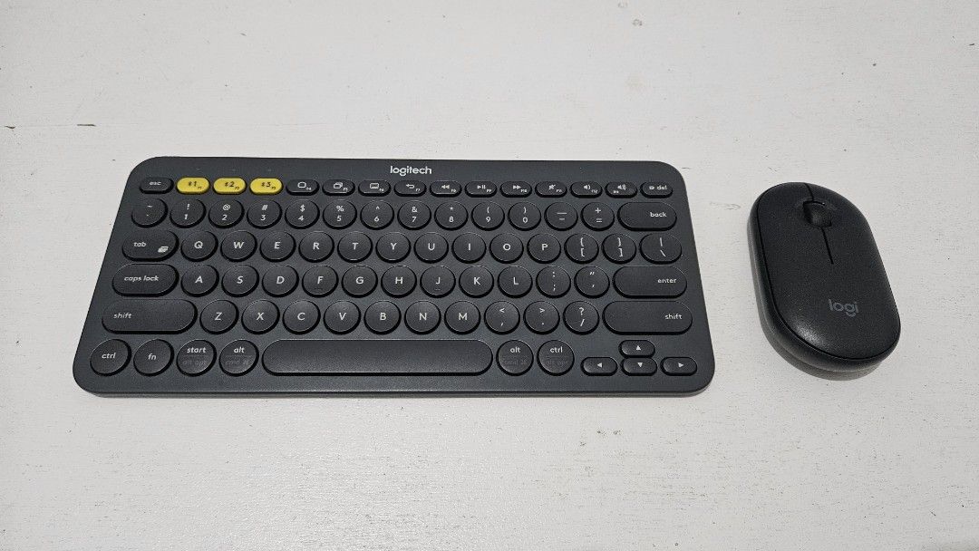 Logitech K380 Keyboard and M350 Pebble Mouse, Computers & Tech, Parts ...