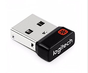 Logitech USB Unifying Receiver, 2.4 GHz Wireless Technology, USB Plug ...