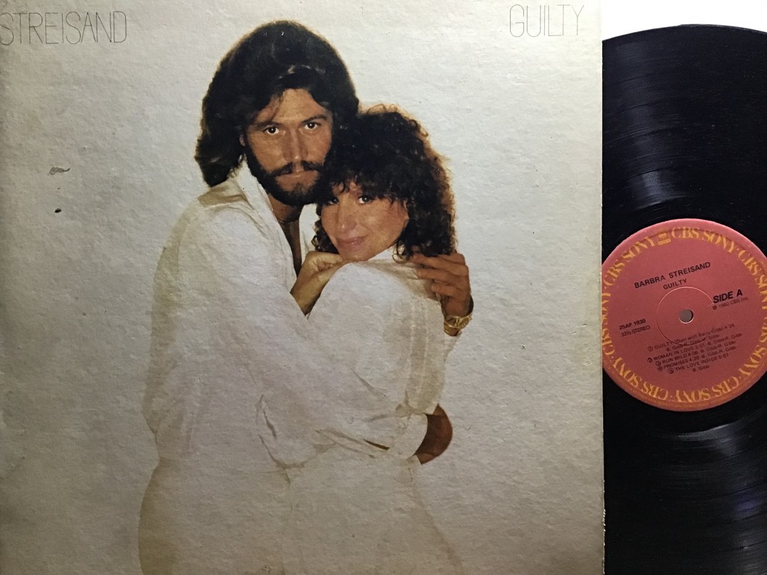 LP Barbara Streisand & Barry Gibb - Guilty OOP VINYL RECORD Anubis ...