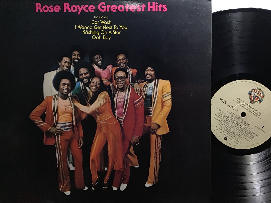 LP Rose Royce - Greatest Hits OOP VINYL RECORD Anubis Piring Hitam Pop ...