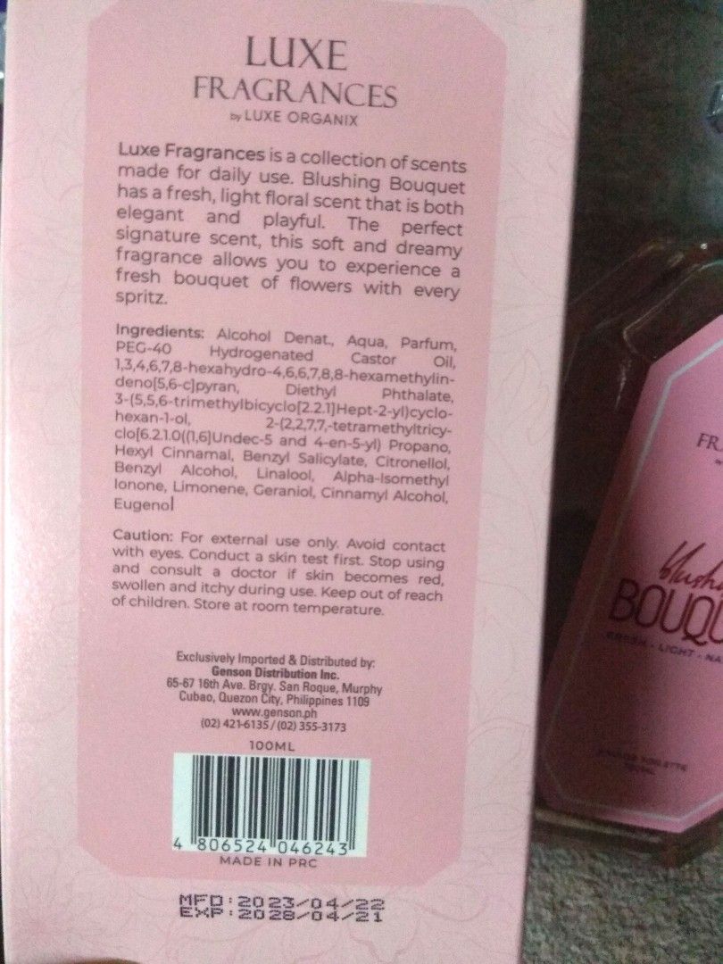 Luxe Fragrances by Luxe Organix, Beauty & Personal Care, Fragrance ...