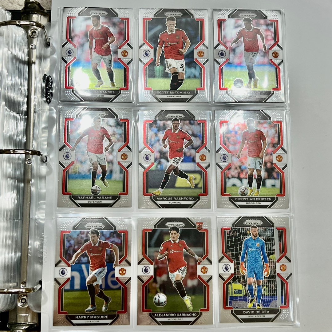 Manchester United Club Football Soccer cards Panini Prizm 2022 2023 EPL ...