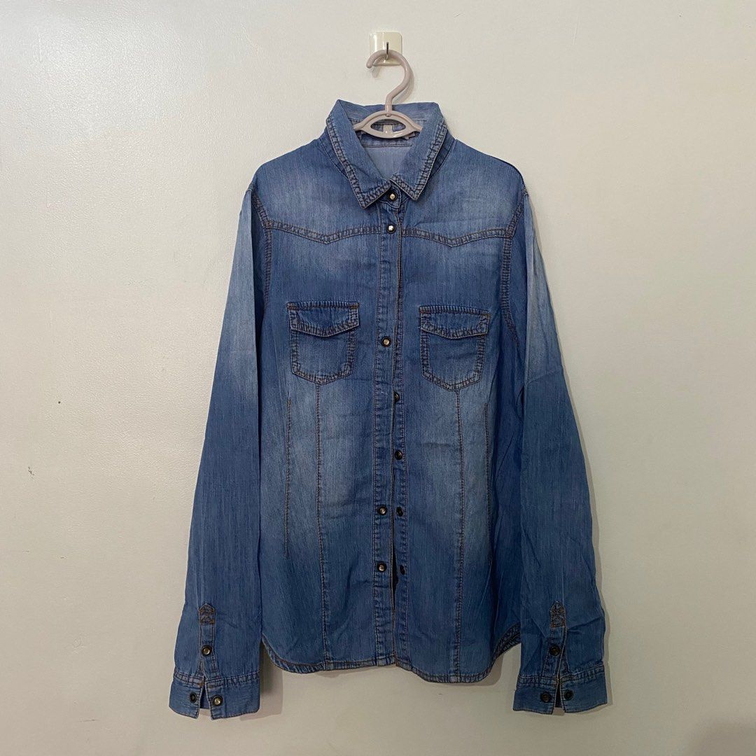 Maong Jacket, Women's Fashion, Coats, Jackets and Outerwear on Carousell